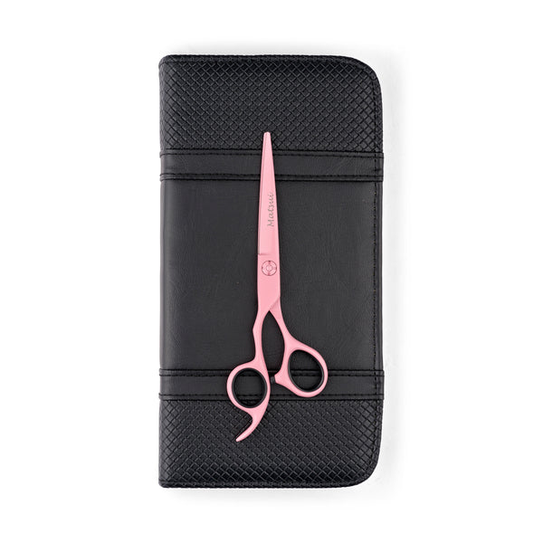 Lefty Matsui Pastel Pink Hair Cutting Scissor - Scissor Tech Australia