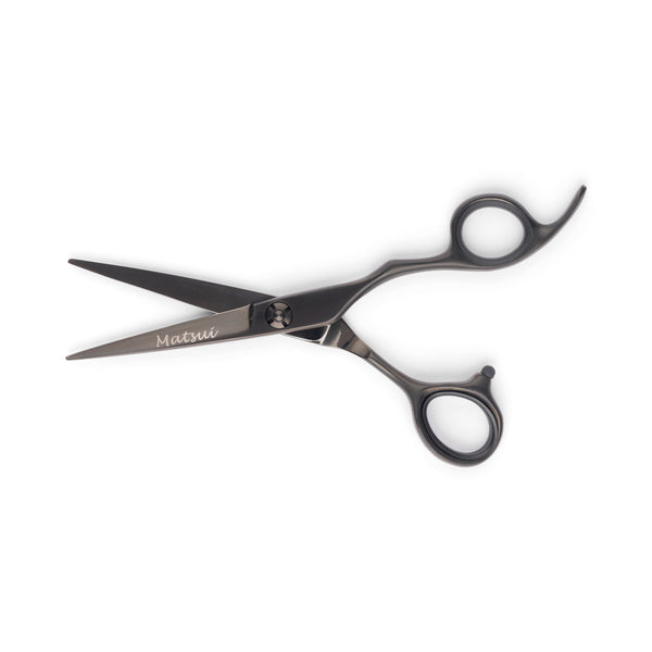 Matsui Lightweight Classic Offset Matte Black Scissor Thinner Combo ...
