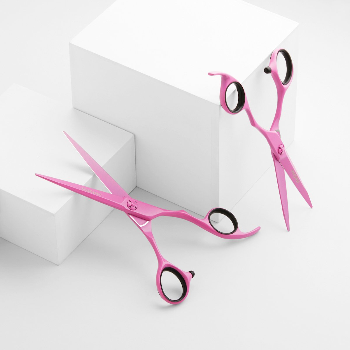 Matsui 2026 Neon Pink Offset Scissors - Scissor Tech Australia