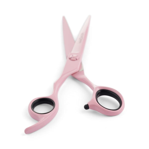 Lefty Matsui Pastel Pink Hair Scissors Combo - Scissor Tech Australia